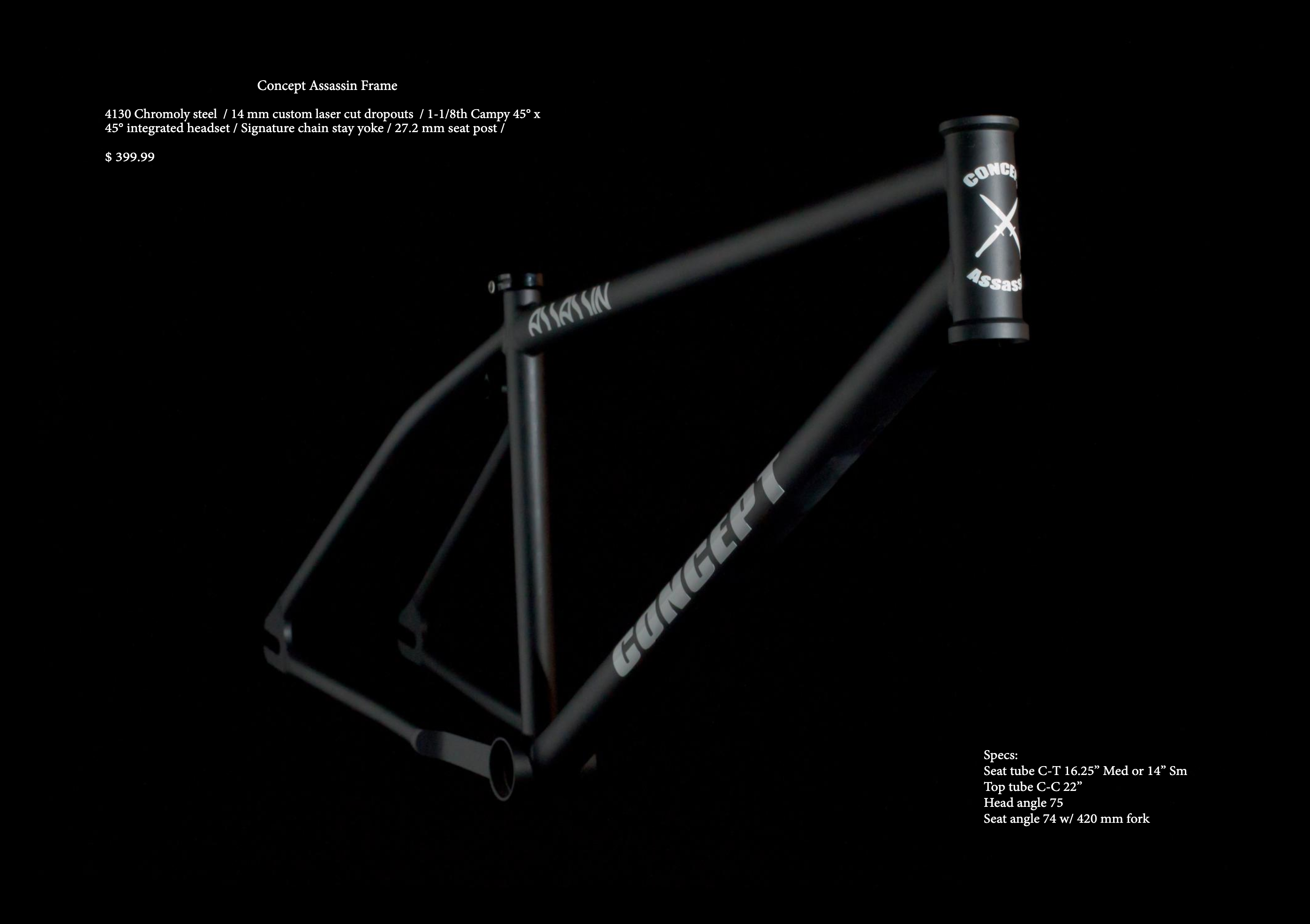 Concept Assassin Frame – FIXED GEAR ARCHIVE