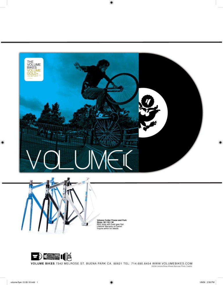 Volume Cutter Frame – FIXED GEAR ARCHIVE