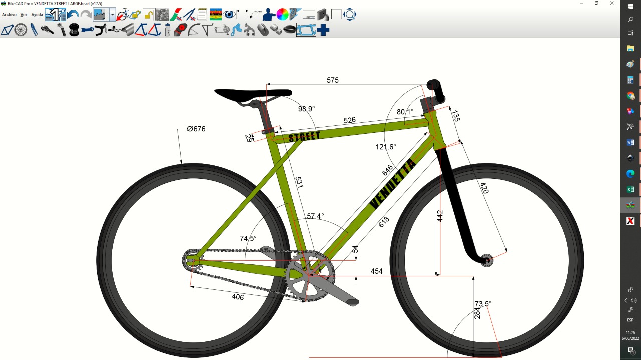 Vendetta Tricktrack TripleT Frame – FIXED GEAR ARCHIVE